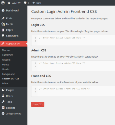 Custom Login Admin Front-end CSS – WordPress Plugin | MillionClues!